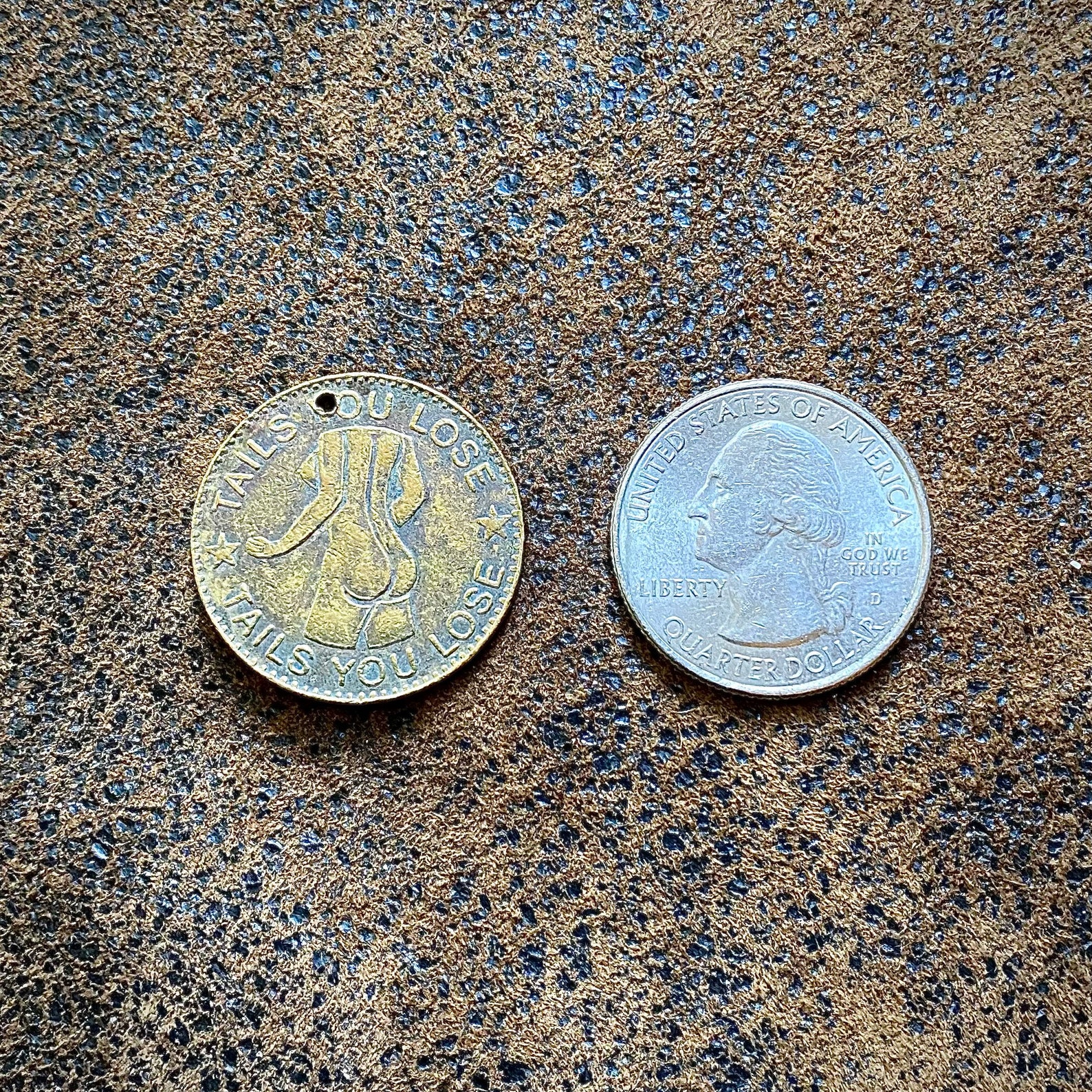 Vintage Erotic Coin, Heads I Win, Tails You Lose, Flipping Coin, Adult ...