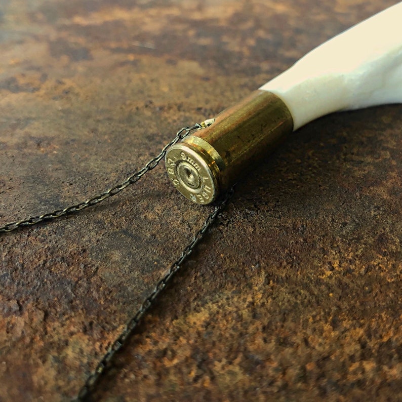 Tooth Necklace Buffalo Necklace Animal Tooth Buffalo Tooth - Etsy