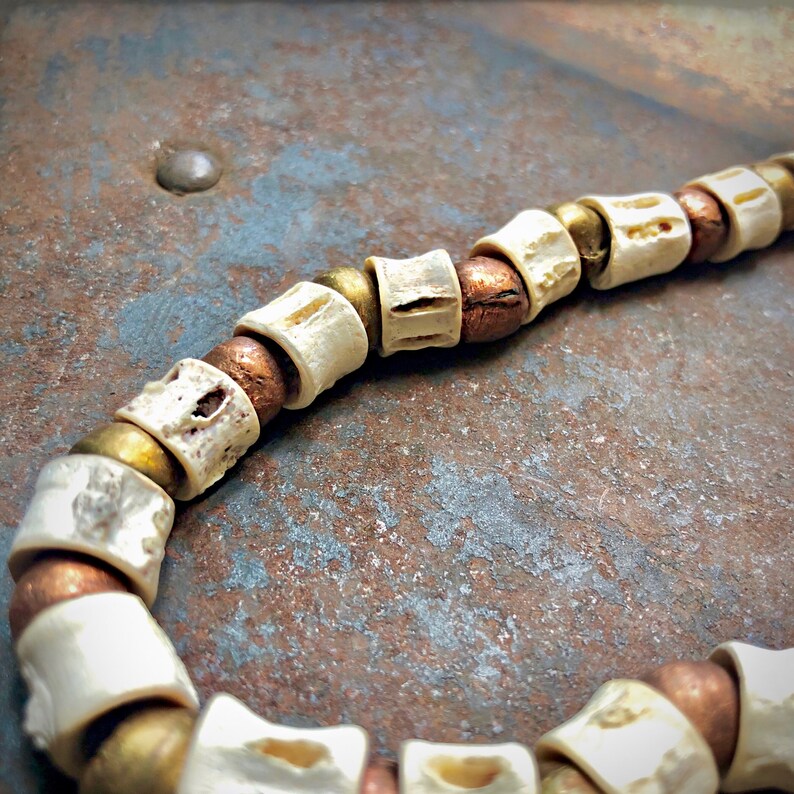 Necklace Bone, Shaman Necklace, Beachy Necklace, Vertebrae Necklace ...