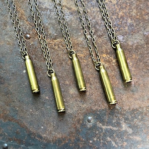 Bullet Necklace, Recycled Bullet, Necklace for Boyfriend, Reclaimed ...