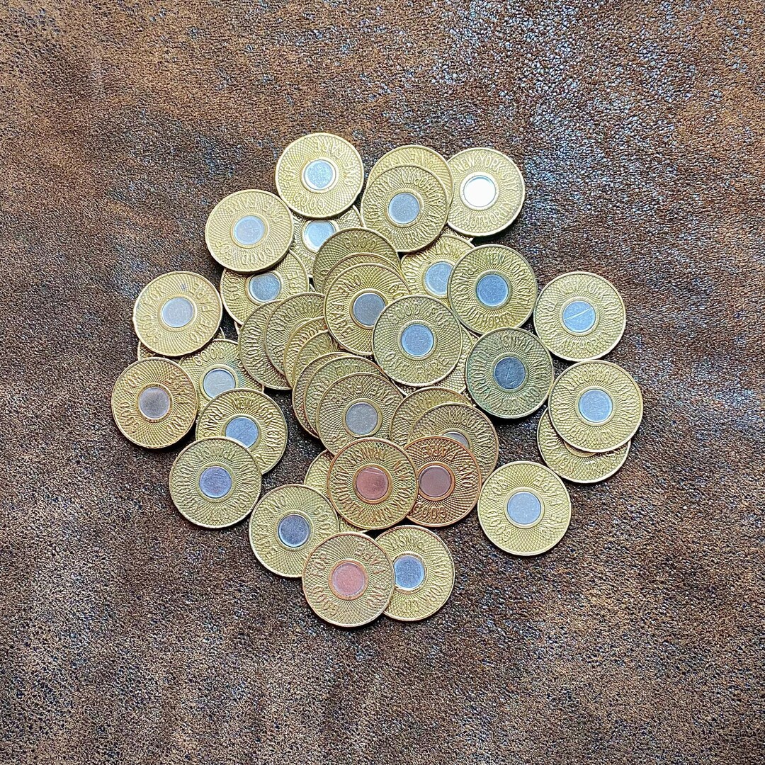 One (1) New York Subway Bullseye Token, NYC Transit Token, With Pre ...