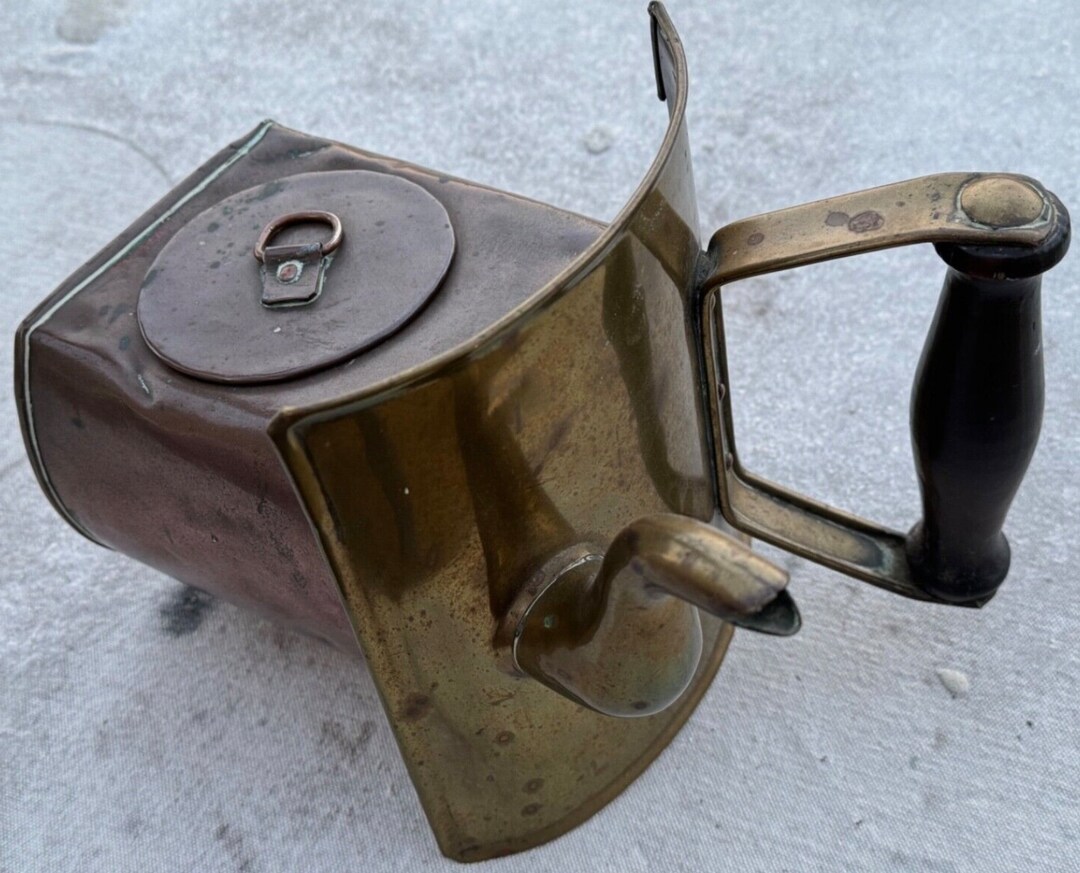 Unique Antique Copper Stove-pipe Chimney KETTLE - Etsy