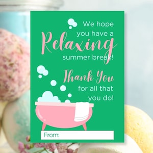 End of Year Teacher Appreciation Gift Ideas – Summer Break Teacher Gift ...