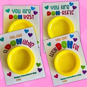 Play-doh Valentine Exchange Cards – Printable Valentine Cards for ...