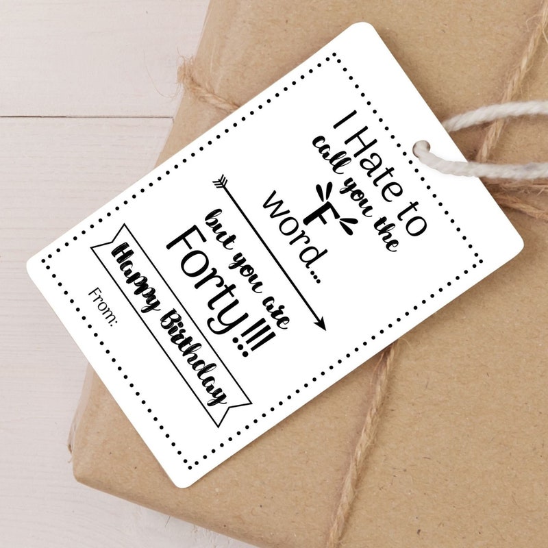 40th Birthday Card Plant - Etsy