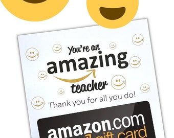 PRINTABLE TAGS Teacher Appreciation Amazon Thanks Amazon - Etsy