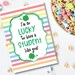 Printable St Patricks Day Card for Teachers Lucky to Have a Teacher ...