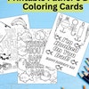 Space Coloring Cards for Dad Instant Download – Galaxy Happy Father's ...