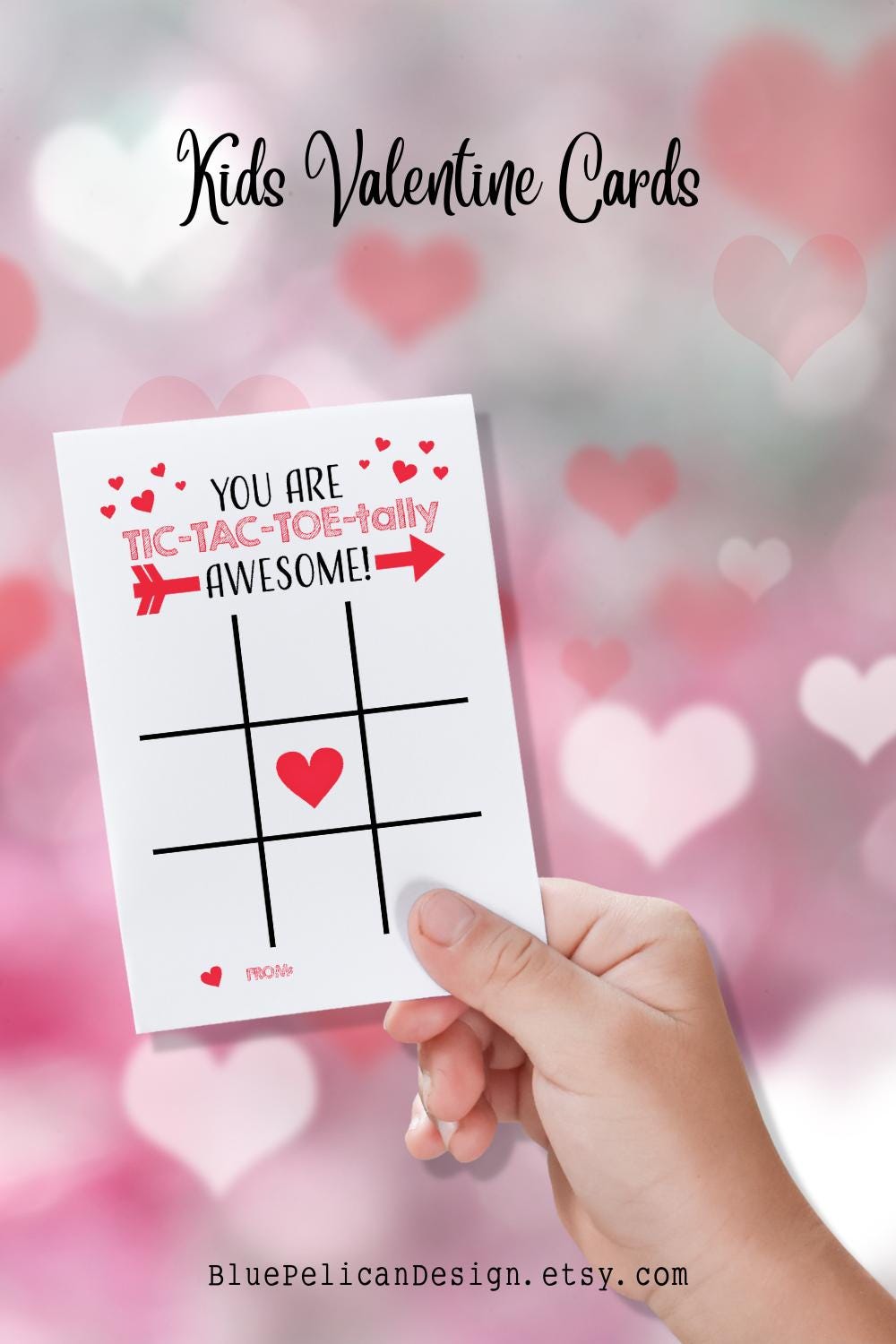 Printable Valentine's Day Tic Tac Toe Cards – Kids Valentine Printables ...