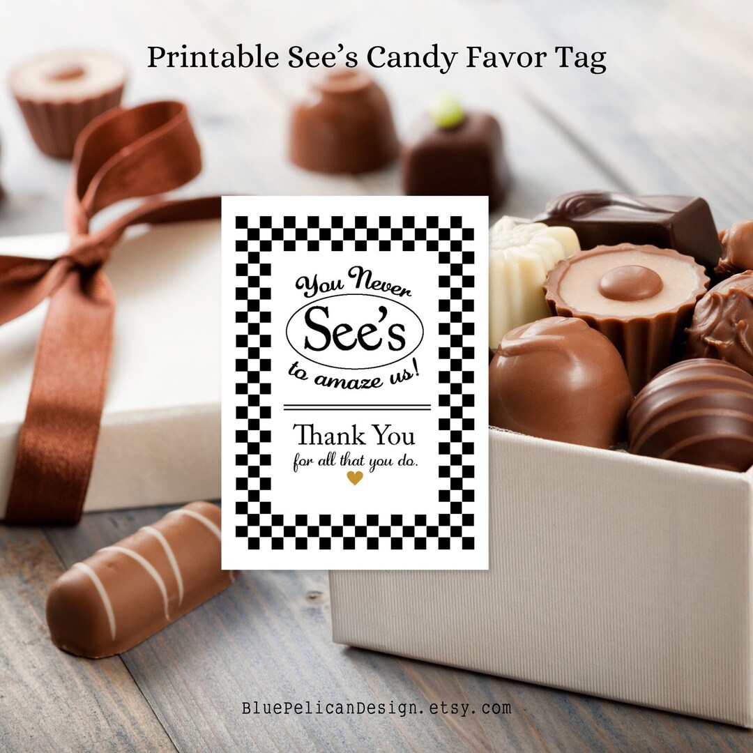 Teacher Appreciation Gift Ideas – Chocolate Gift Tags – Teacher Gift ...