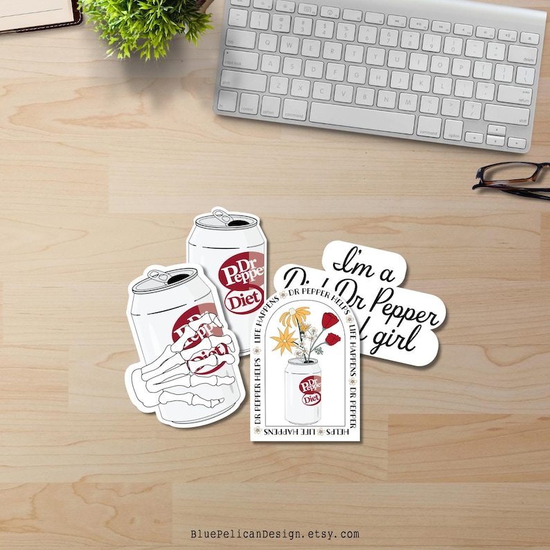 Diet Dr Pepper PNG – Printable Stickers, Dr Pepper Clip Art Gifts ...