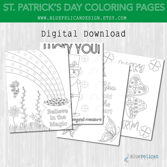 St. Patrick's Day Rainbow Coloring Pages - Mom. Wife. Busy Life.