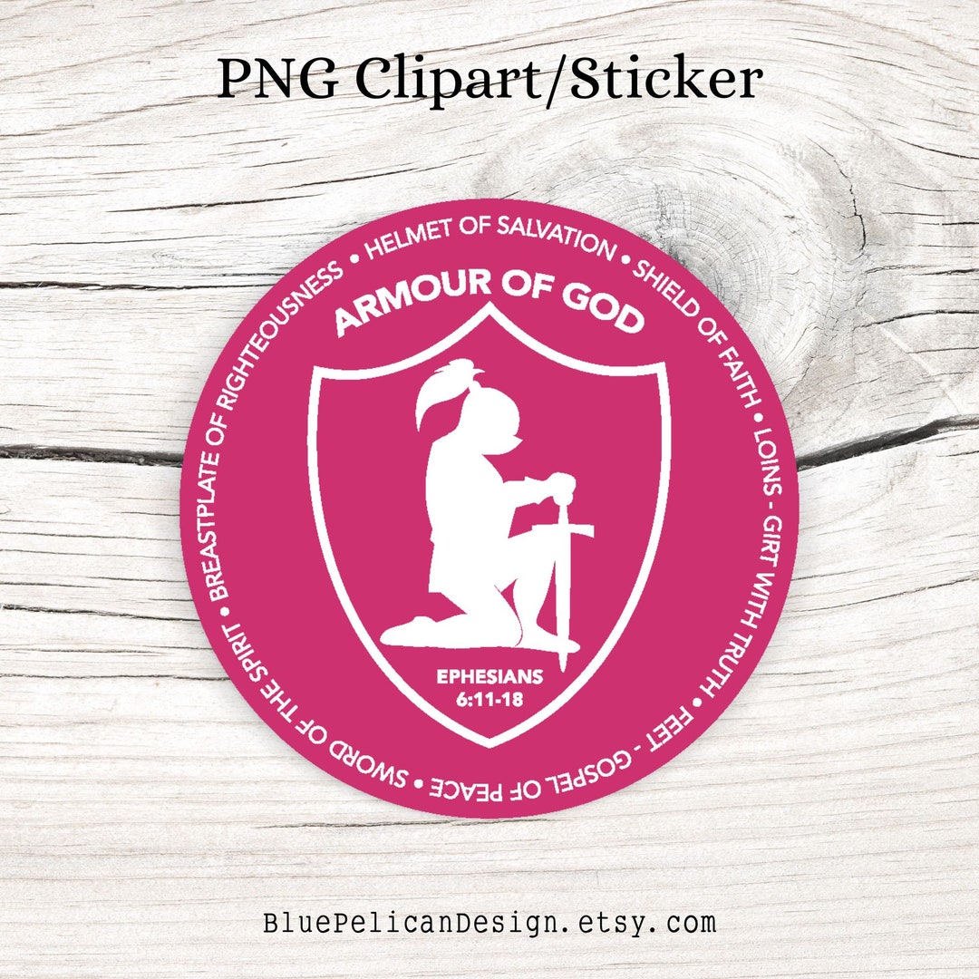 Printable Christian Gift Ideas • Spiritual Digital Stickers • armor of ...