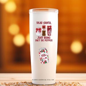 Happy Christmas Dr Pepper Clip Art Bundle – Holiday Soda Can PNG ...