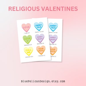 Religious Valentine Cards – heart Valentine's Tag – Church Tag ...