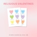 Religious Valentine Cards – heart Valentine's Tag – Church Tag ...