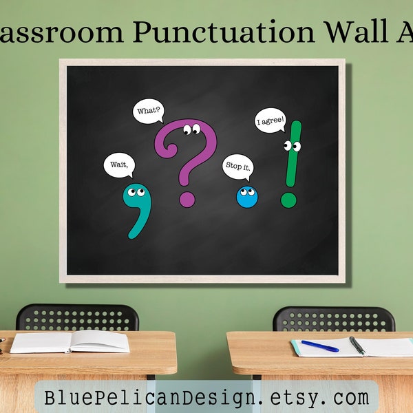 Punctuation Poster - Etsy