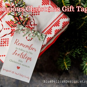 Christmas Tags Download – Religious Christmas Gift Tags – Jesus Gift ...
