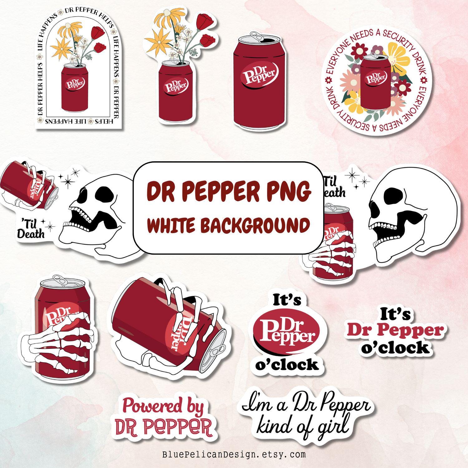Dr Pepper PNG – Printable Dr Pepper Stickers – Dr Pepper Gifts ...