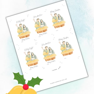 Jesus Gift Tag – Printable Christmas Gift Tag – Holiday Gift Tag ...