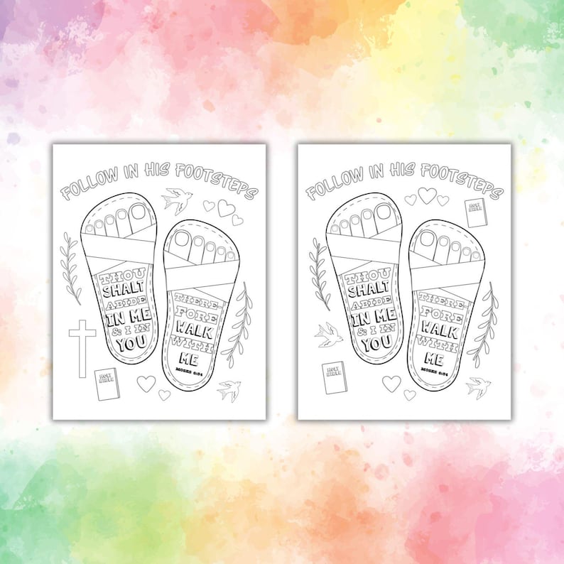 Printable Church Handout for Kids, Sunday School Coloring Sheet, Bible ...
