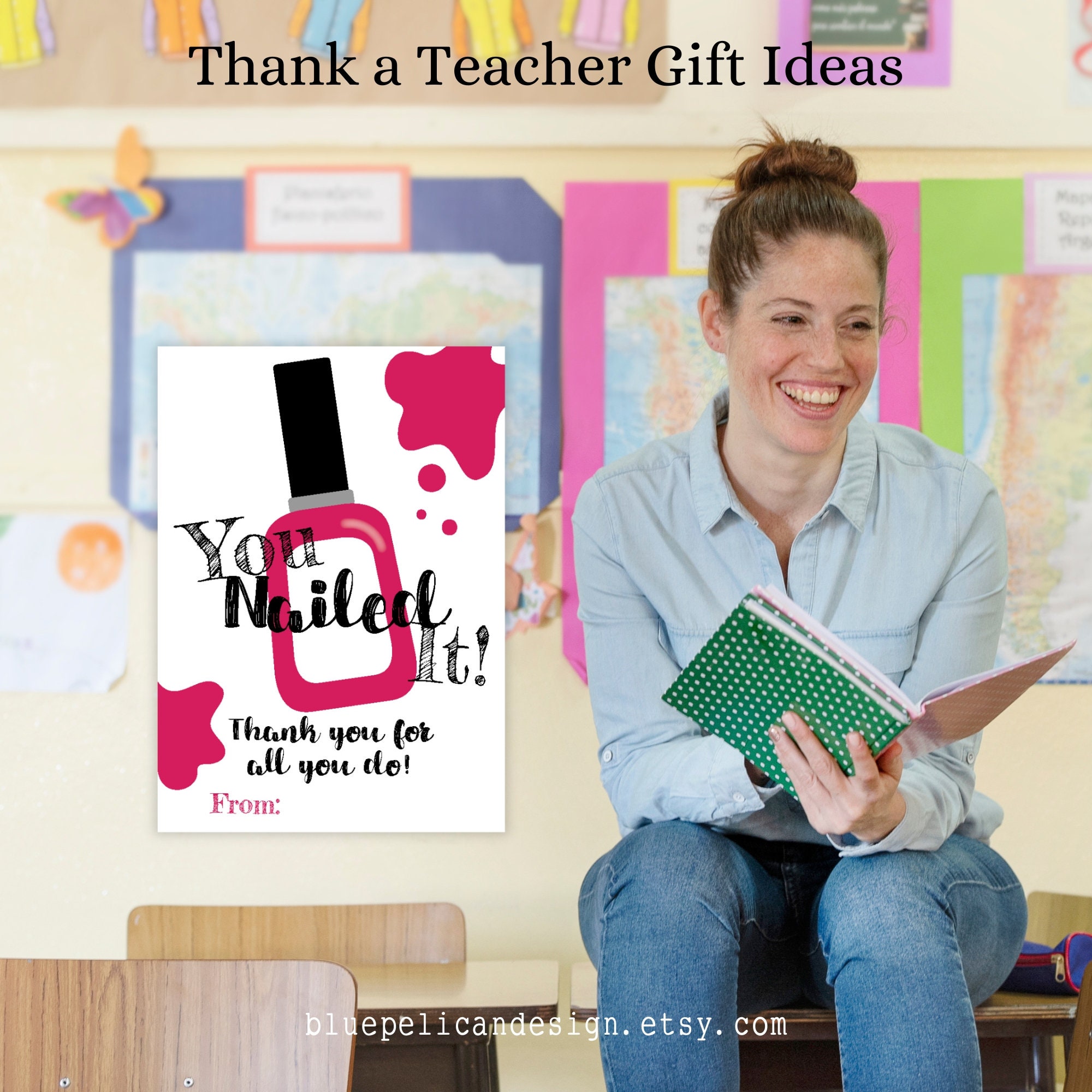 Printable Appreciation Gift Ideas – gift From Students – Teacher Thank ...