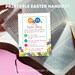 Printable Easter Treat Tags Christian Easter Handout M&M Easter Story ...