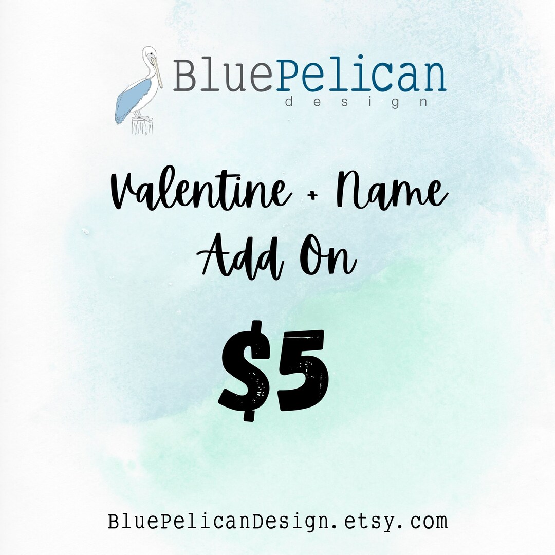 Personalized Valentine Card, Custom Name, Digital File (PDF & JPEG) - Etsy