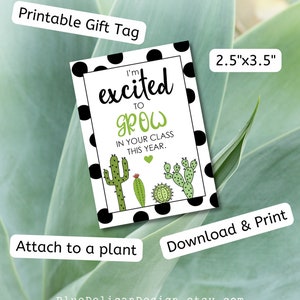 Teacher Gift Tags – Back to School Gift Tags – Printable Tags ...