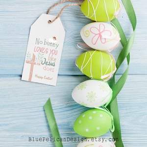 Christian Easter Cards – Jesus Loves You Easter Gift Tags – Printable ...
