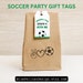 Soccer Gift Tags – Sports Gift Tag – Kids Birthday Thank You Tag ...