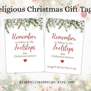 Christmas Tags Download – Religious Christmas Gift Tags – Jesus Gift ...