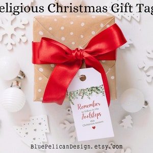 Christmas Tags Download – Religious Christmas Gift Tags – Jesus Gift ...