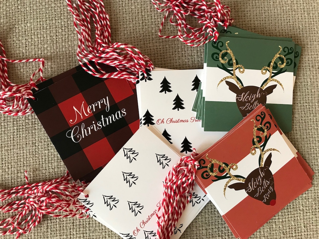 Printable Holiday Gift Tag Bundle – Christmas Tags – Holiday Tags ...