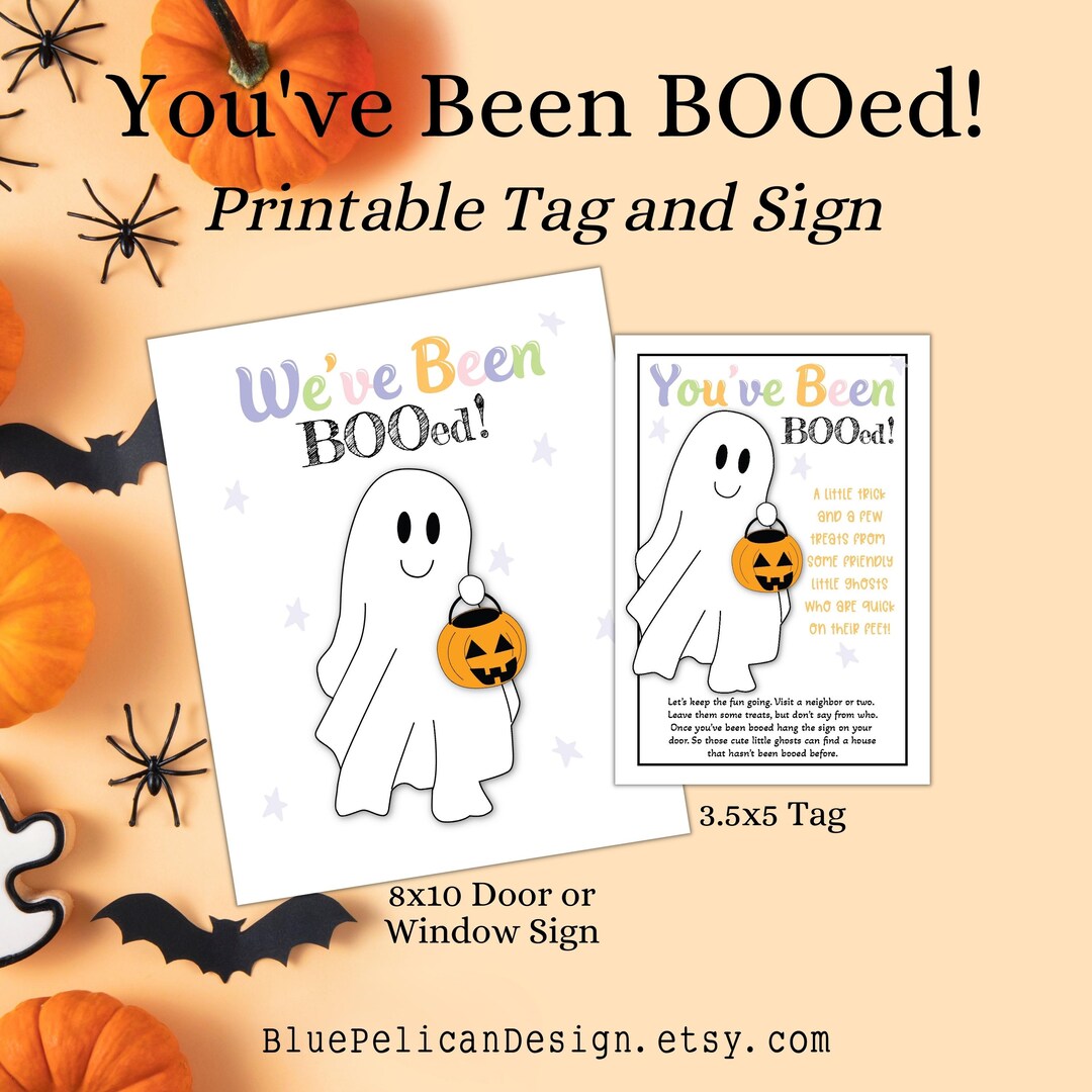 Printable Halloween Kit – You've Been Booed – Neighborhood Halloween ...