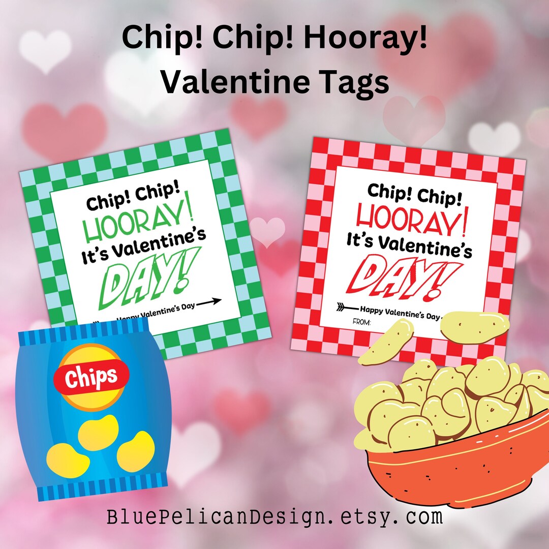 Tween Valentine – Classroom Valentines Day Cards Pack – Chip Chip ...