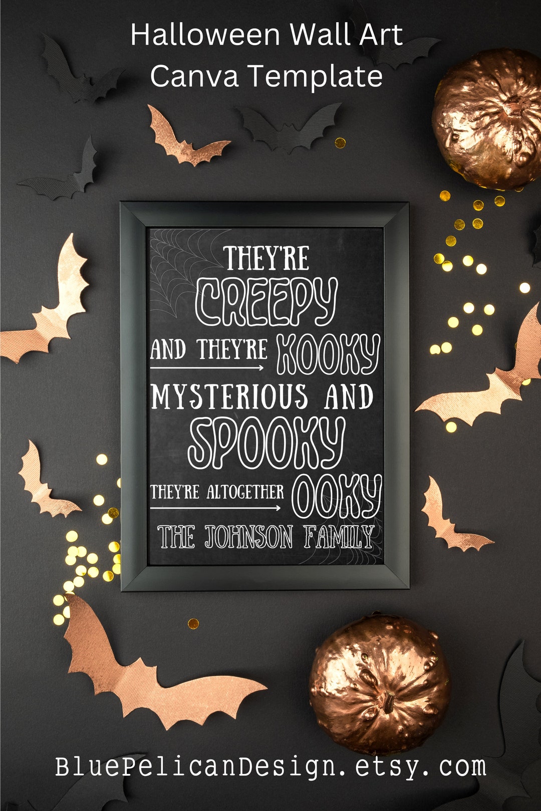 Easy Halloween Decor Sign – spooky Decor – Creepy and Kooky Song ...