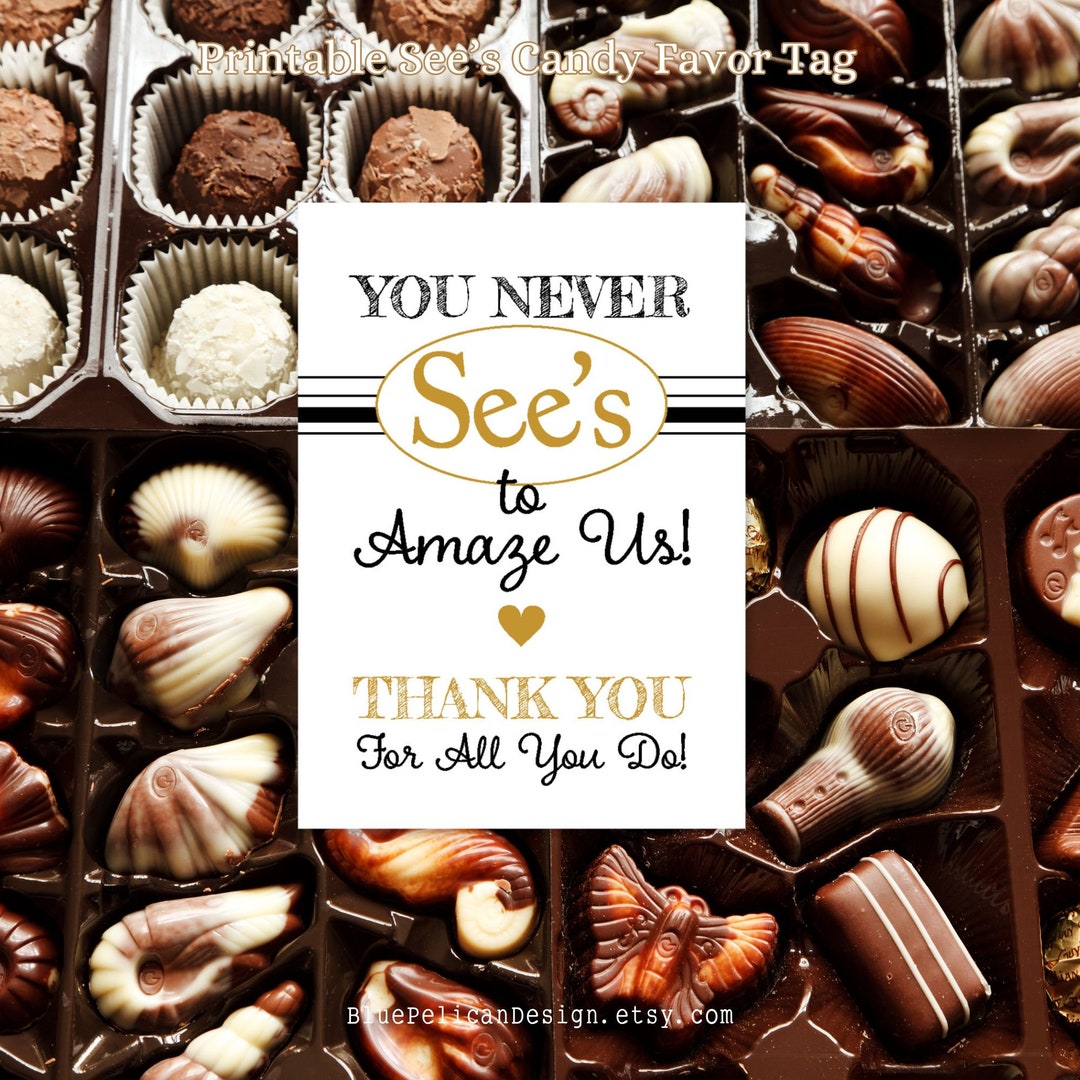 Chocolate Gift Tags – Teacher Appreciation Gift Ideas – Coworker ...