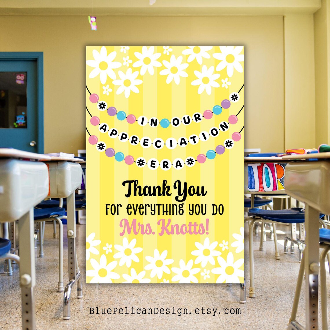 Appreciation Era, Custom Teacher Appreciation Posters, Customizable ...