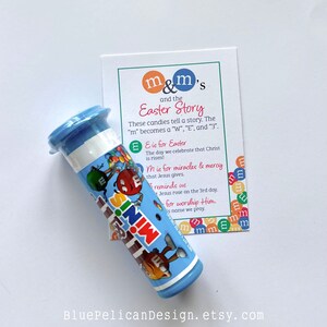 Printable Easter Treat Tags – Christian Easter Handout M&M Easter Story ...