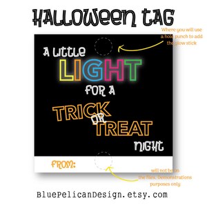 Printable Halloween Favor Tags for Kids, Glow Stick Tags! Halloween ...