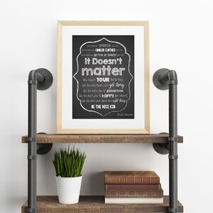 Mindfulness for Kids Classroom Poster I Am Statement Be the Nice Kid ...