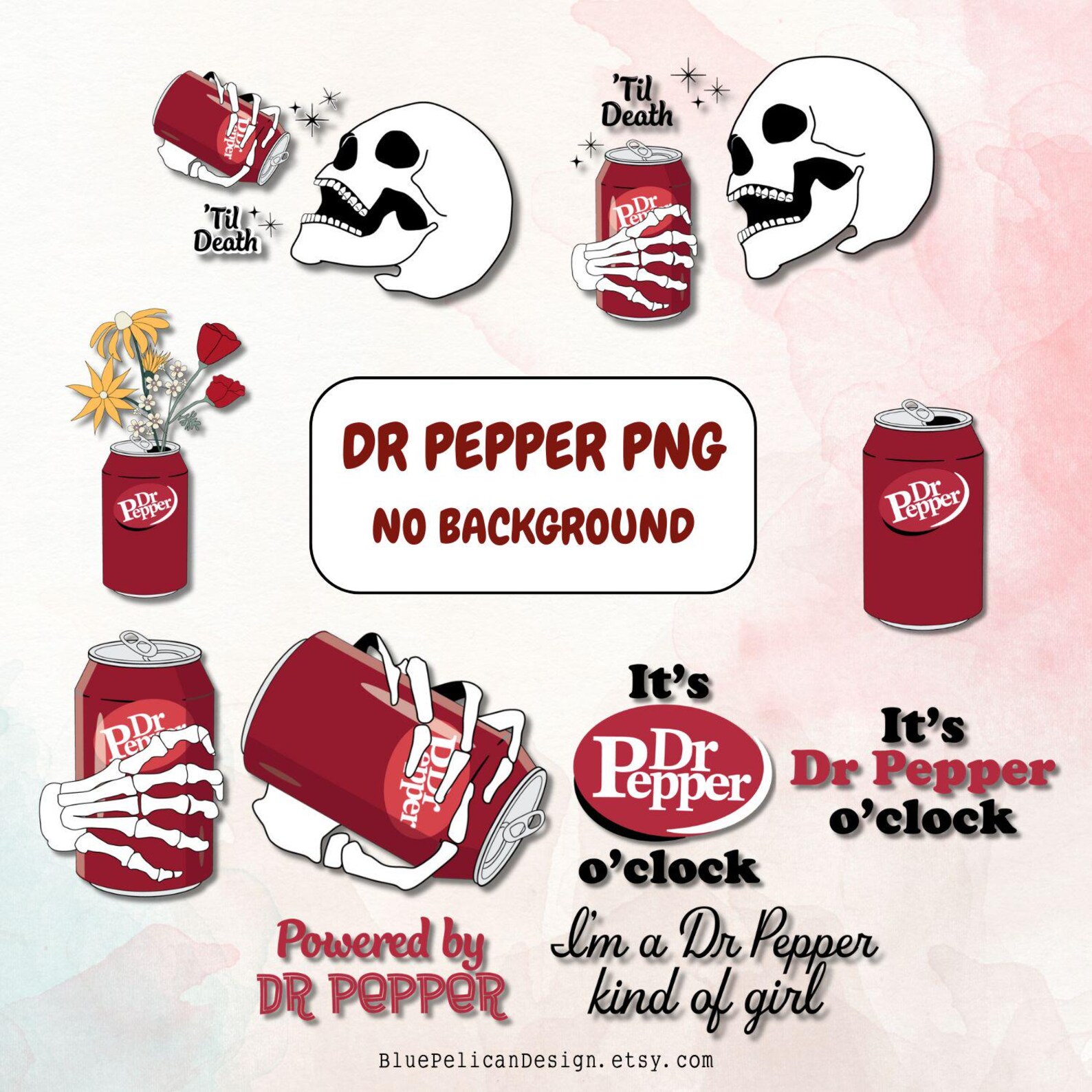 Dr Pepper PNG – Printable Dr Pepper Stickers – Dr Pepper Gifts ...