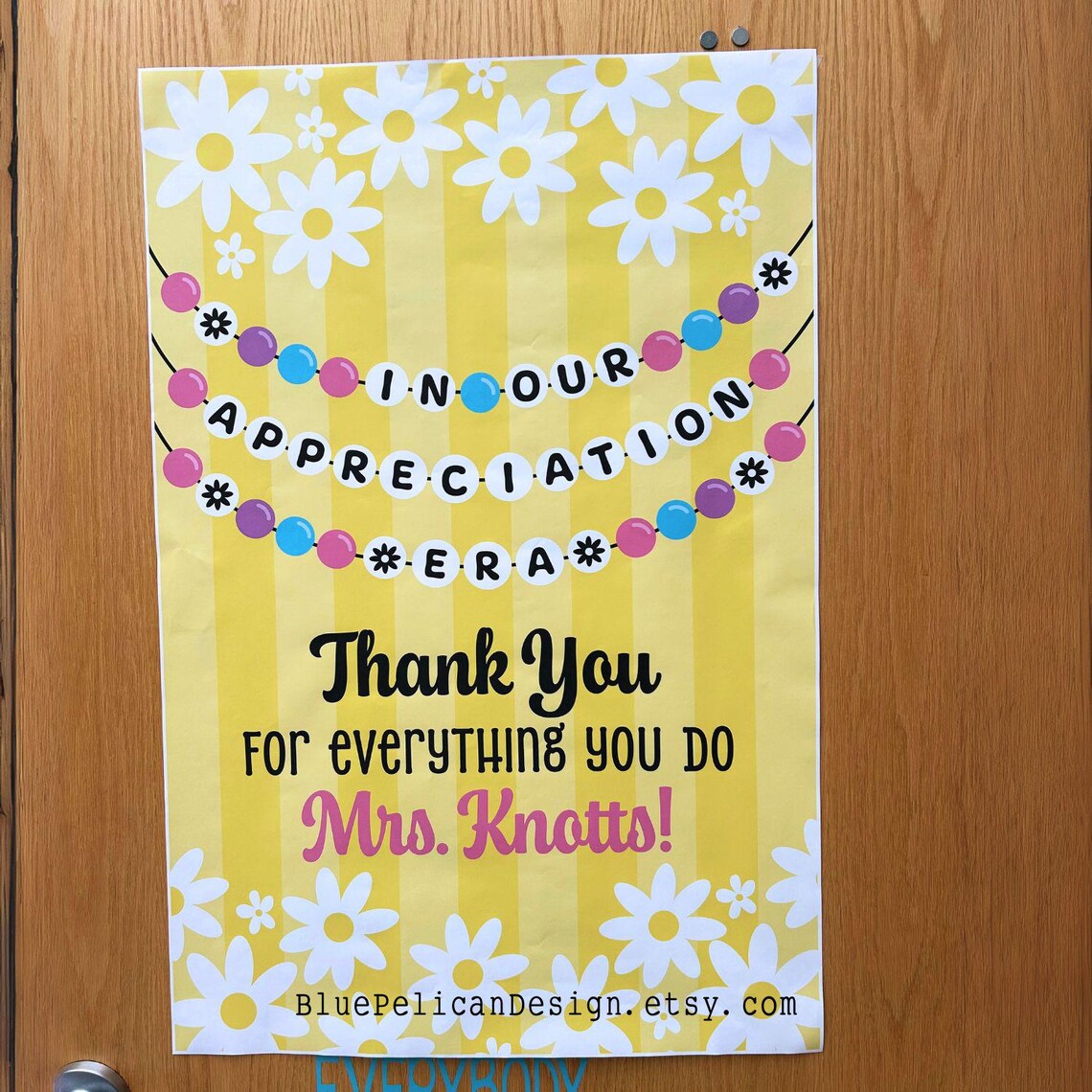 Appreciation Era, Custom Teacher Appreciation Posters, Customizable ...