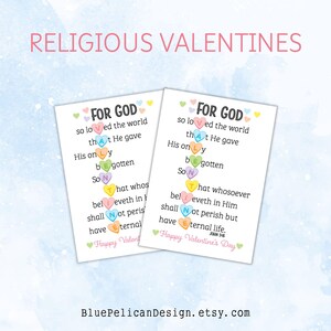 Religious Candy Heart Valentine Cards – john 3:16 – Conversation Heart ...