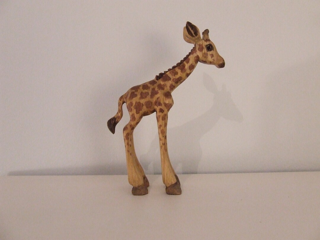 Baby Giraffe Figurine - Etsy