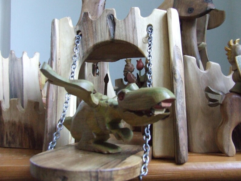Wooden Knight Castle Set - Etsy