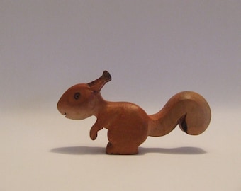 Wooden Squirrel Toy | Etsy