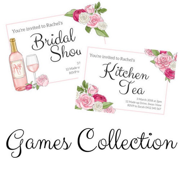 Kitchen Tea Games - Etsy