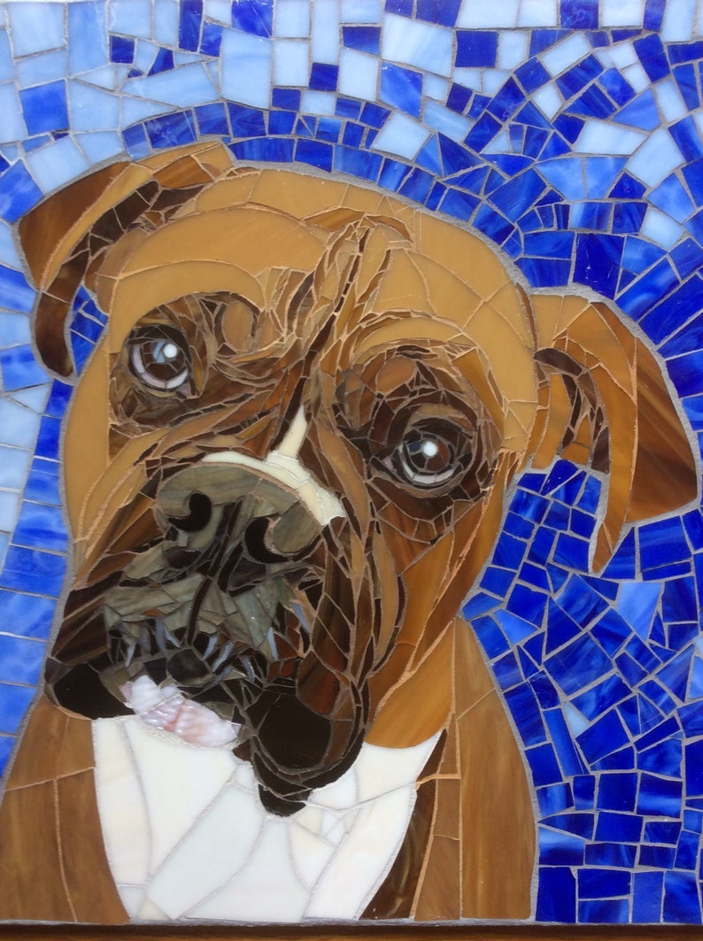 Custom Pet Portrait/mosaic Dog Portrait/mosaic Cat Portrait/stained ...
